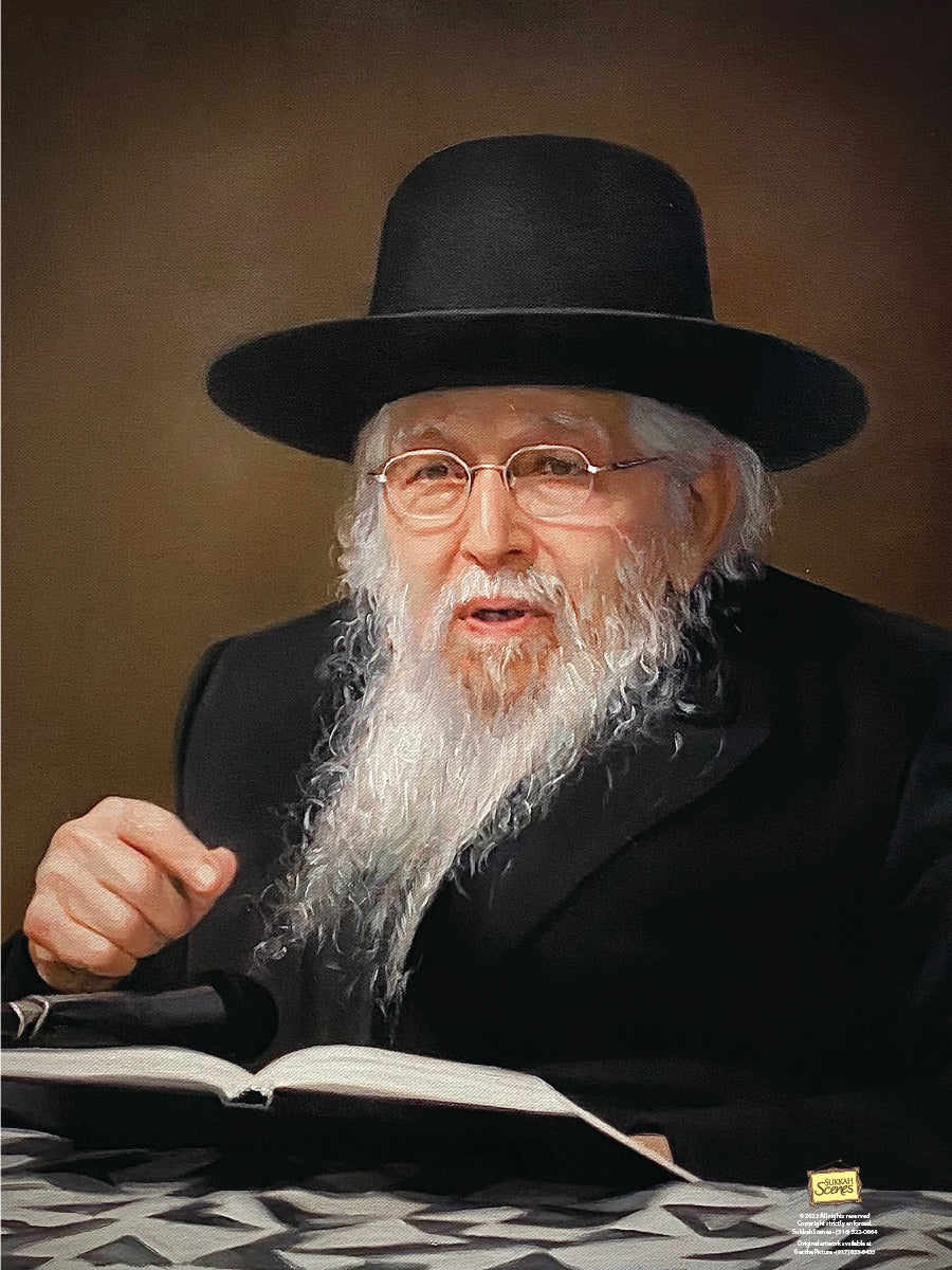 Rav Aharon Schechter Learning – SukkahScenes